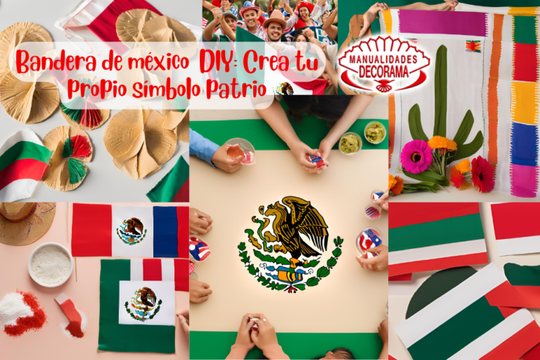 BANDERA DE MÉXICO DIY: CREA TU PROPIO SÍMBOLO PATRIO – Manualidades ...